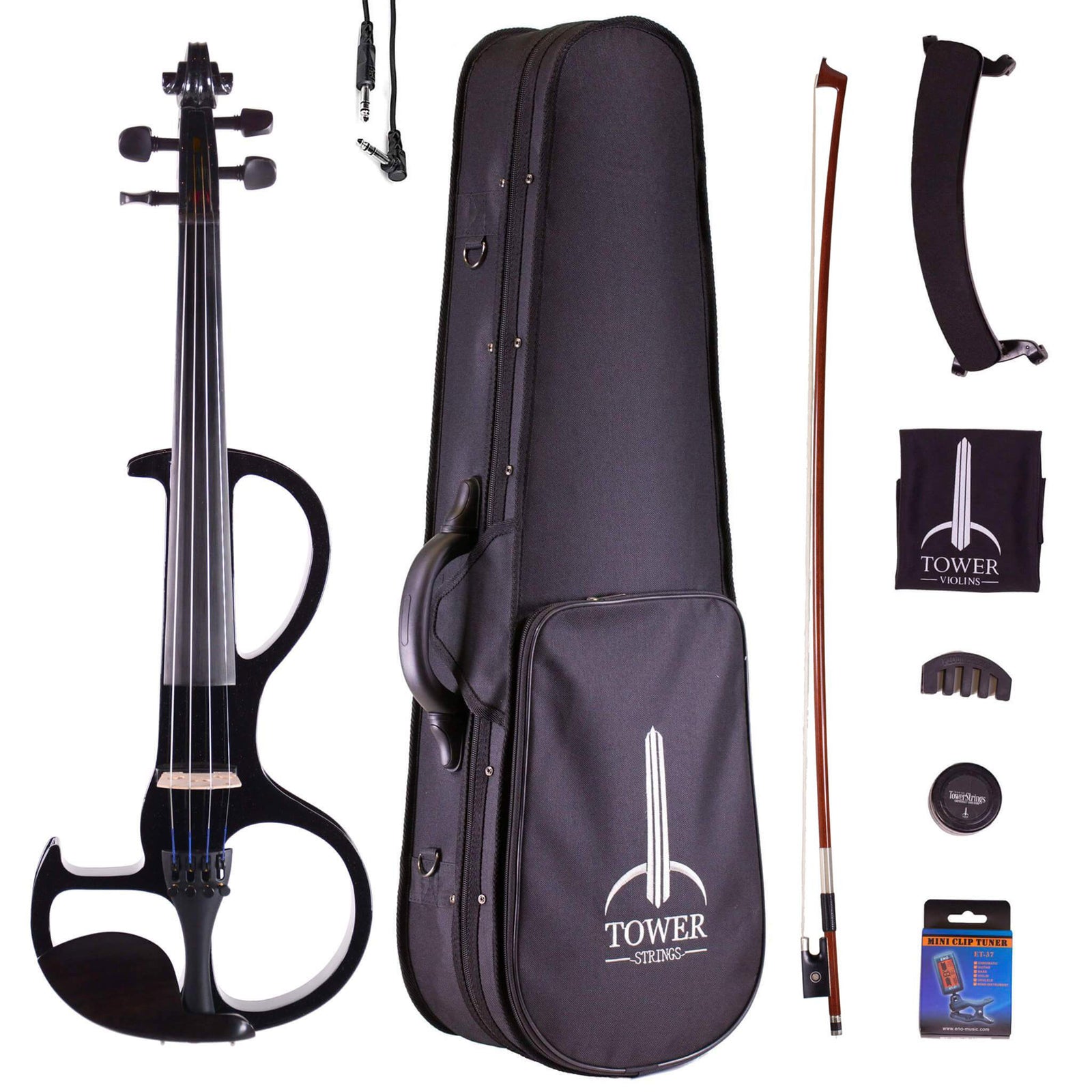 Tower Strings Electric Violin Outfit